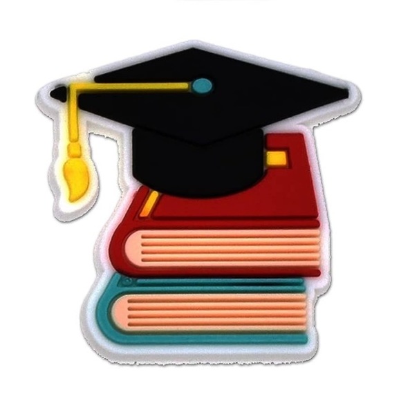 CROCS | Accessories | Crocs Jibbitz Charm Graduation Cap College Grad ...